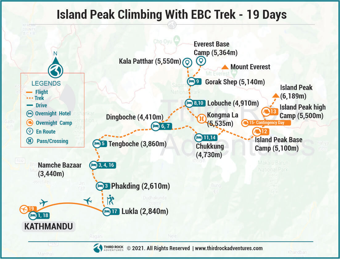 Island Peak Climbing with EBC Trek - 19 days - Professional Sherpa ...